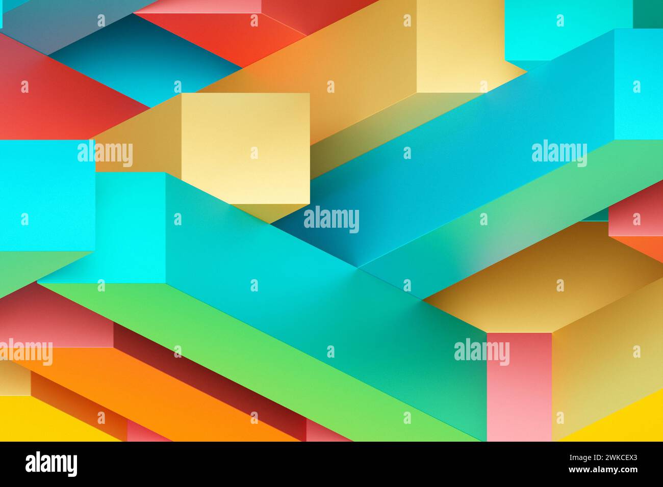 Colorful stripes wave composition hi-res stock photography and images ...