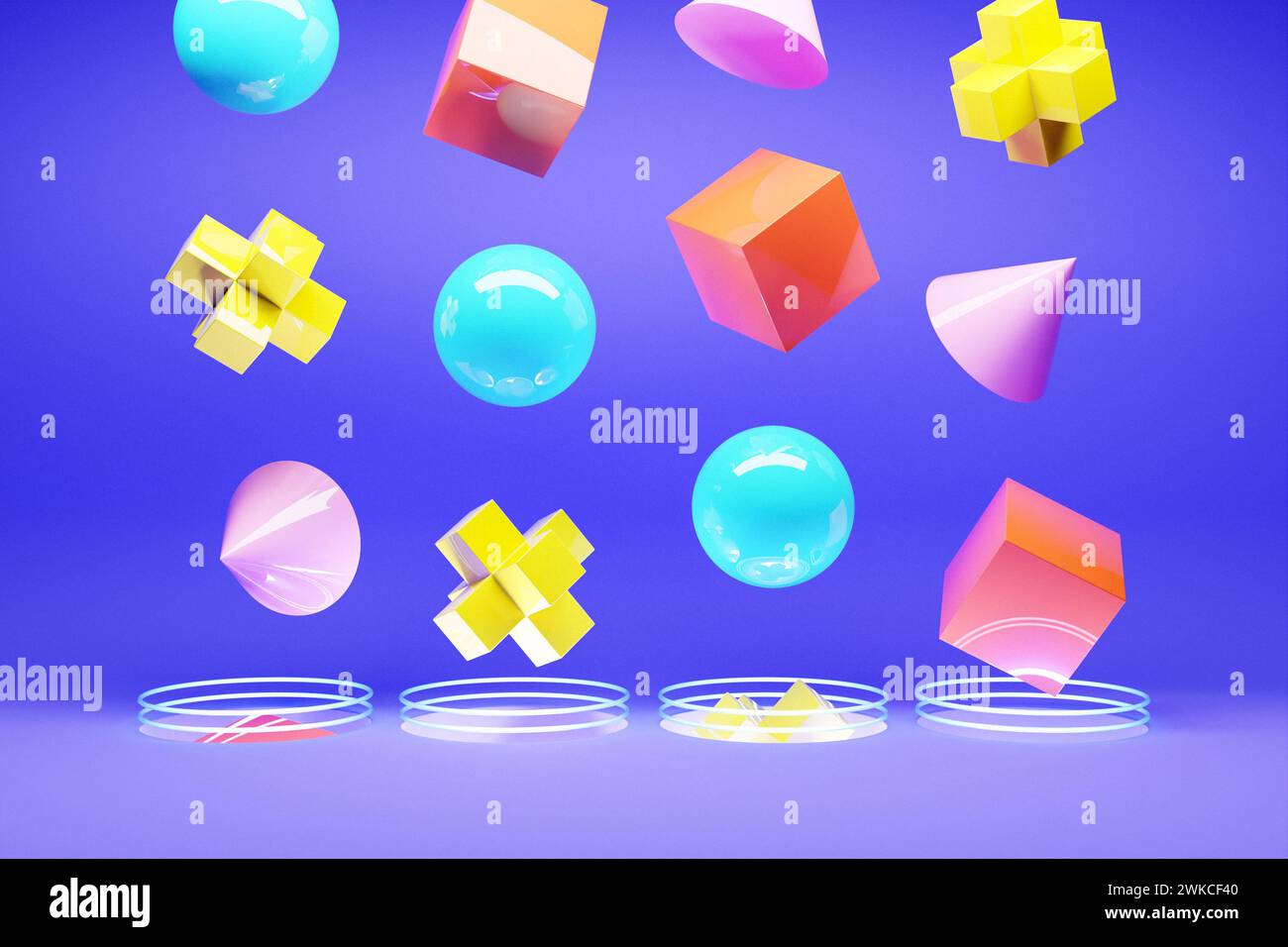 Purple torus shapes hi-res stock photography and images - Alamy