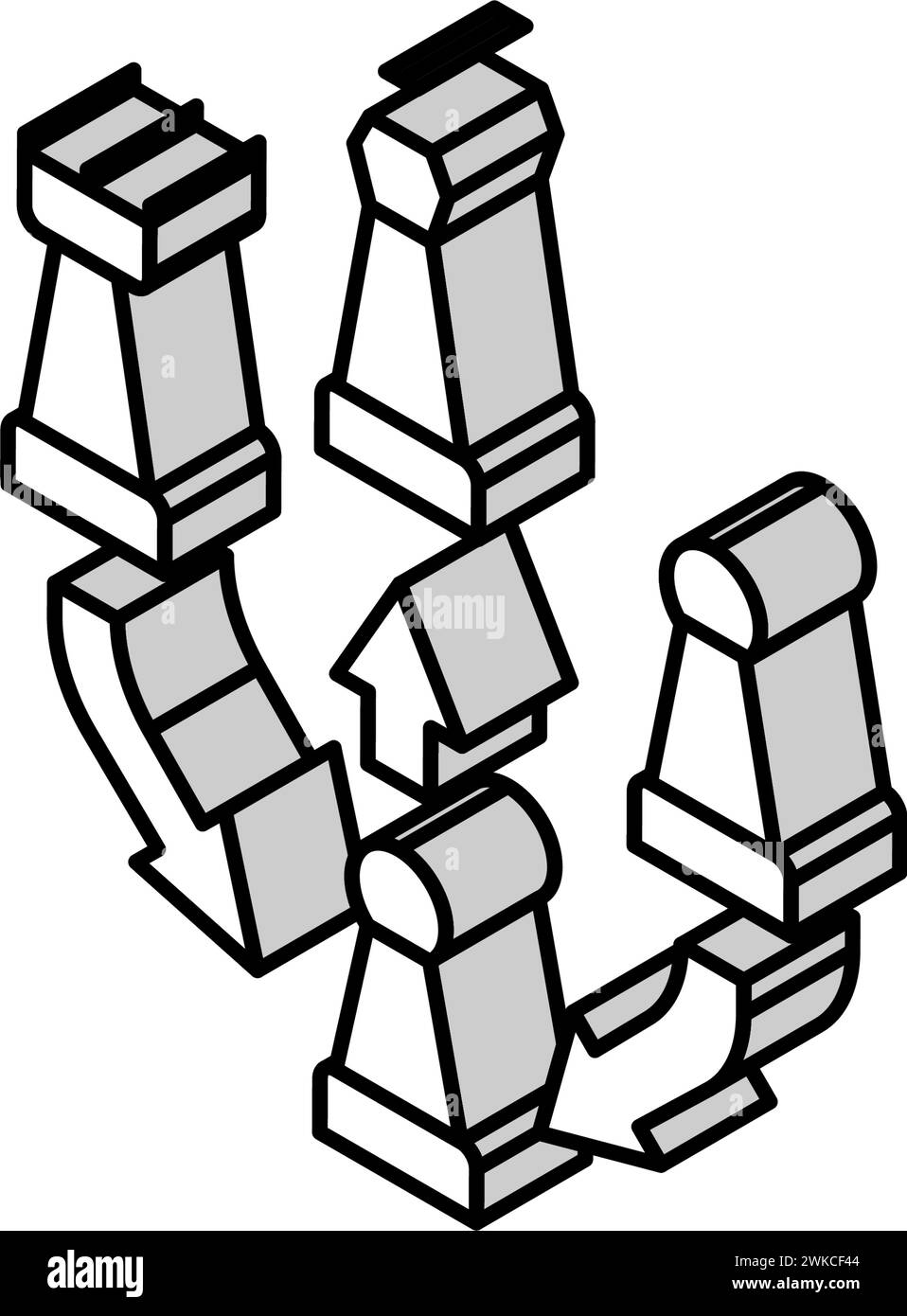 strategy chess isometric icon vector illustration Stock Vector Image ...