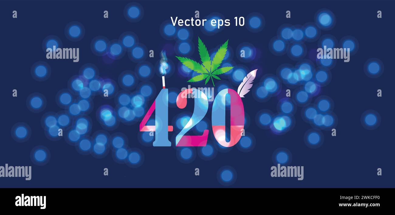420 logo Stock Vector Images - Alamy