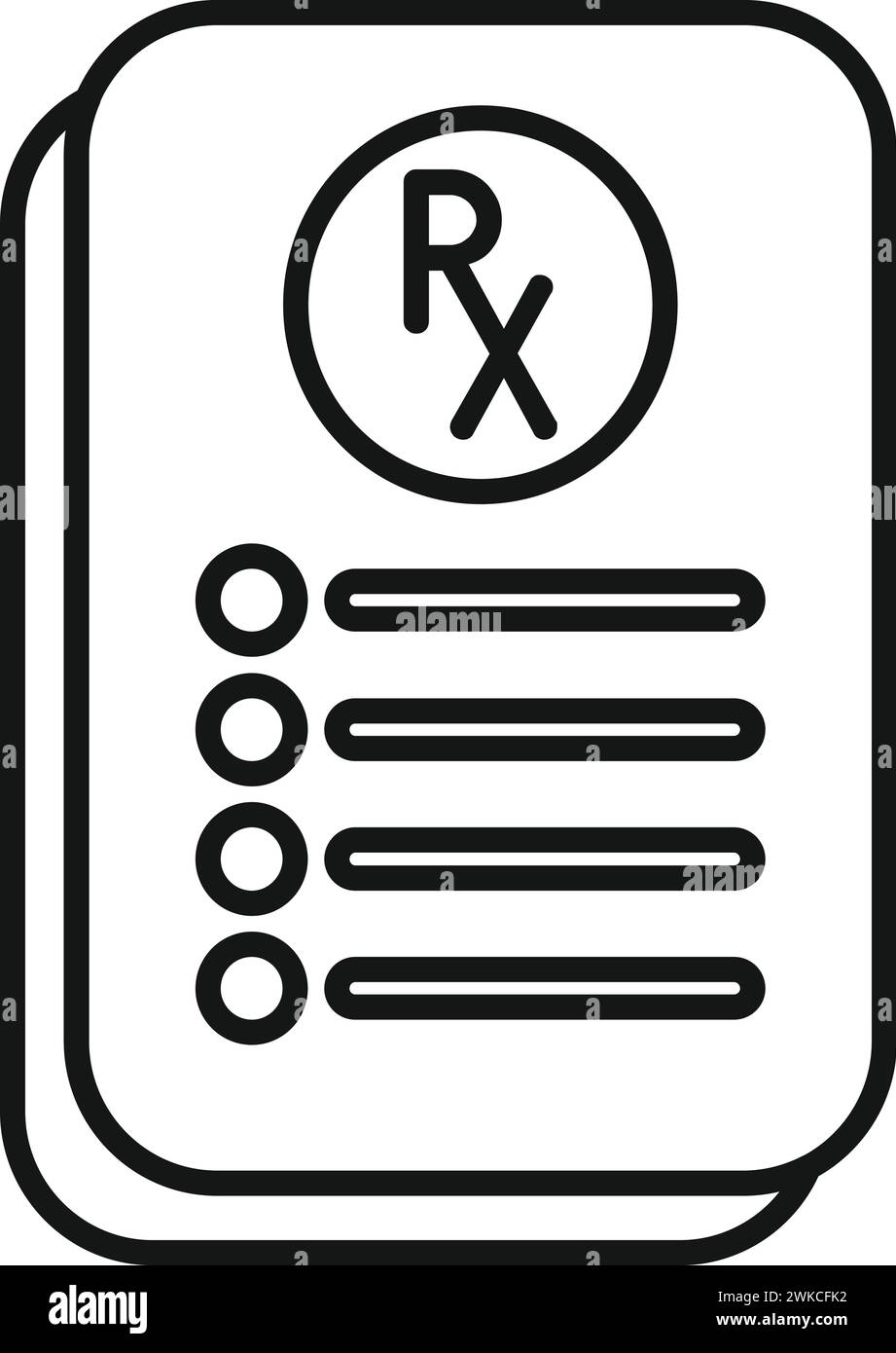 Test patient care icon outline vector. Clinical medical examination ...