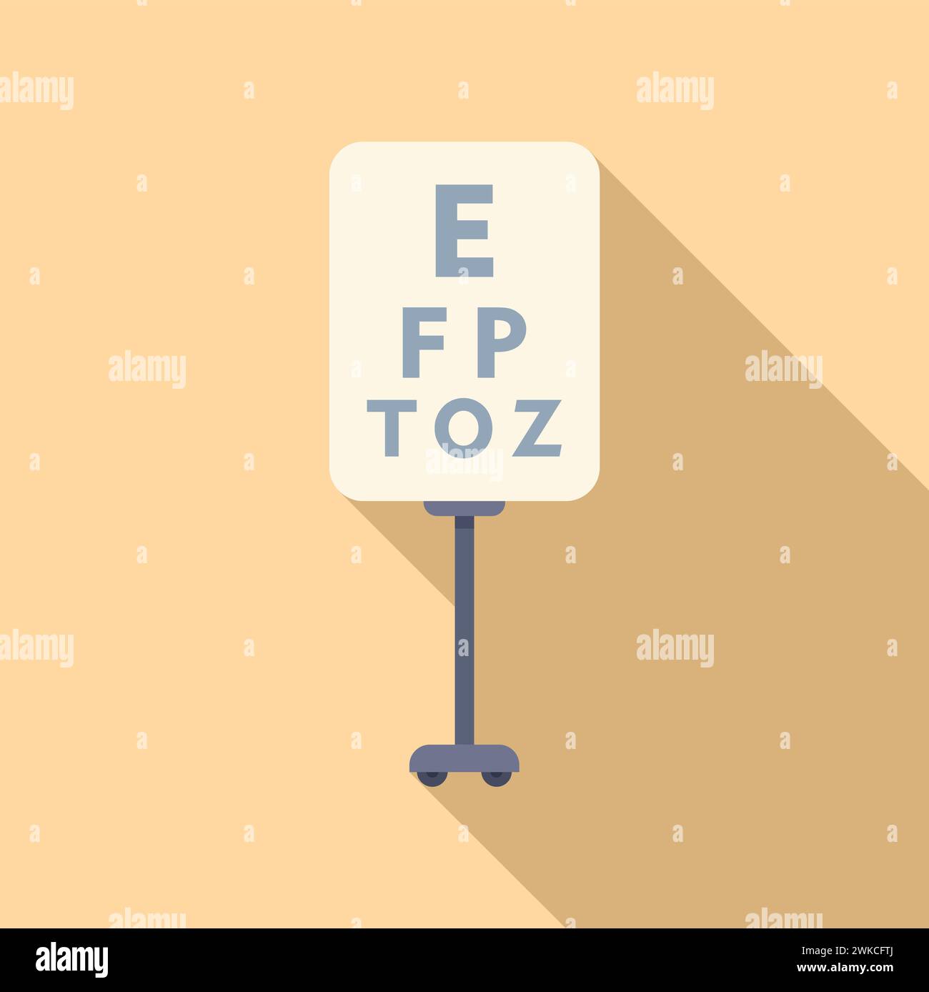 Test eyes patient icon flat vector. General scan mri. Resonance machine ...