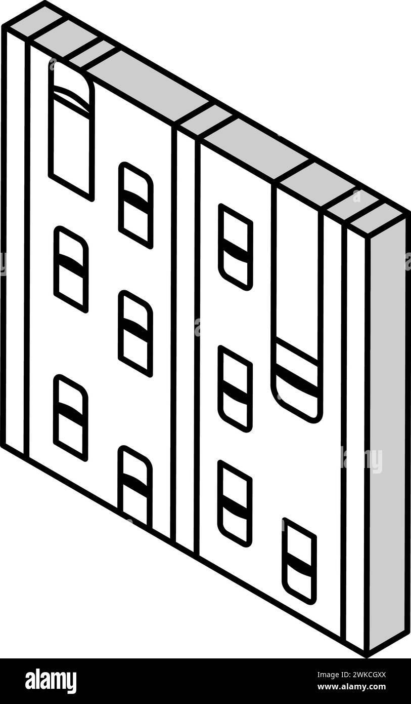 Arterial Road Isometric Icon Vector Illustration Stock Vector Image