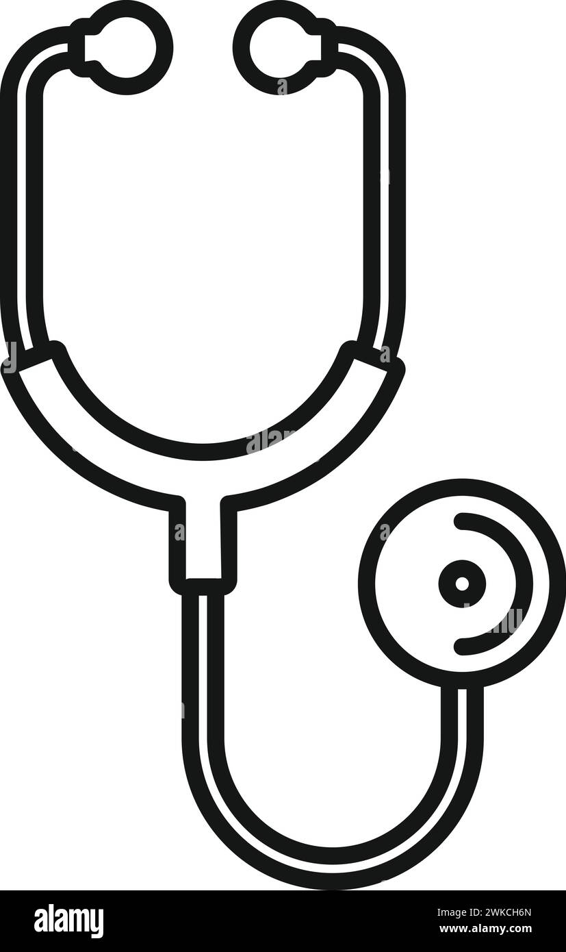 Clinic medical stethoscope icon outline vector. Diagnostic general ... Clinic medical stethoscope icon outline vector. Diagnostic general ...