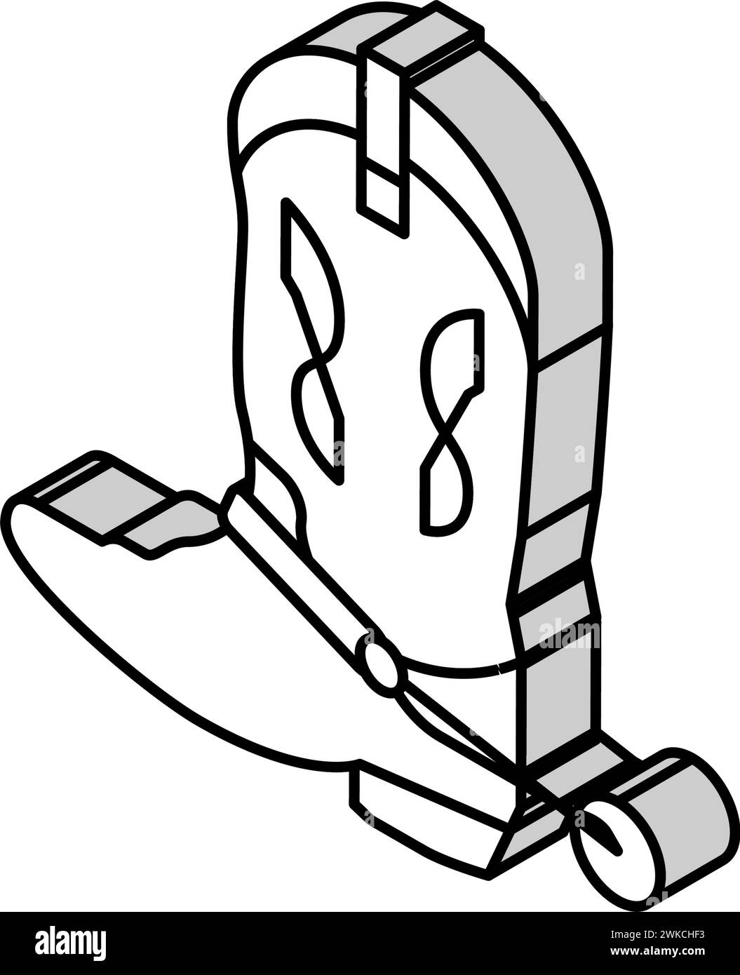 retro boot isometric icon vector illustration Stock Vector Image & Art ...