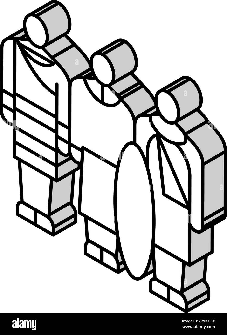 tribe african isometric icon vector illustration Stock Vector Image ...