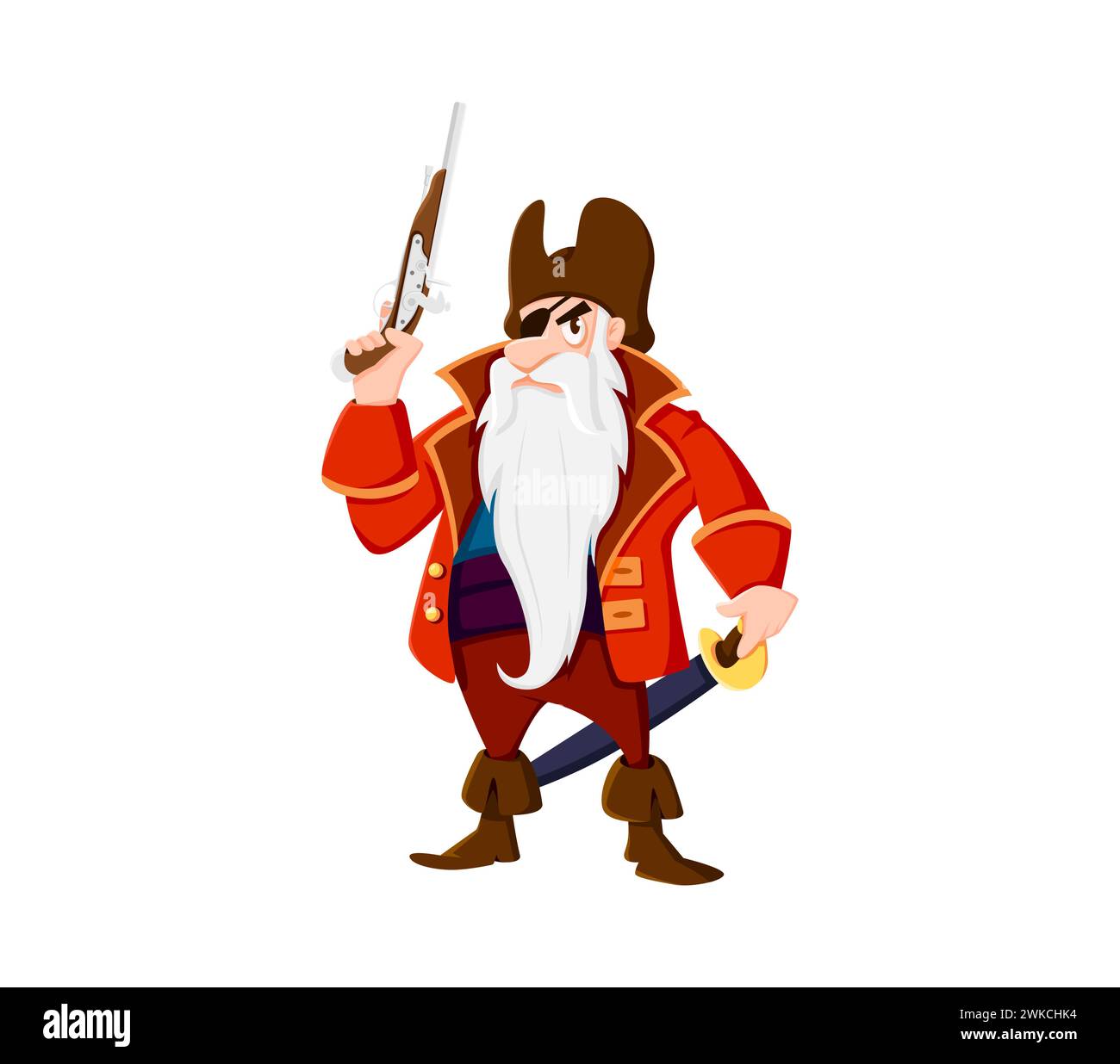 Flintlock pistol Stock Vector Images - Alamy