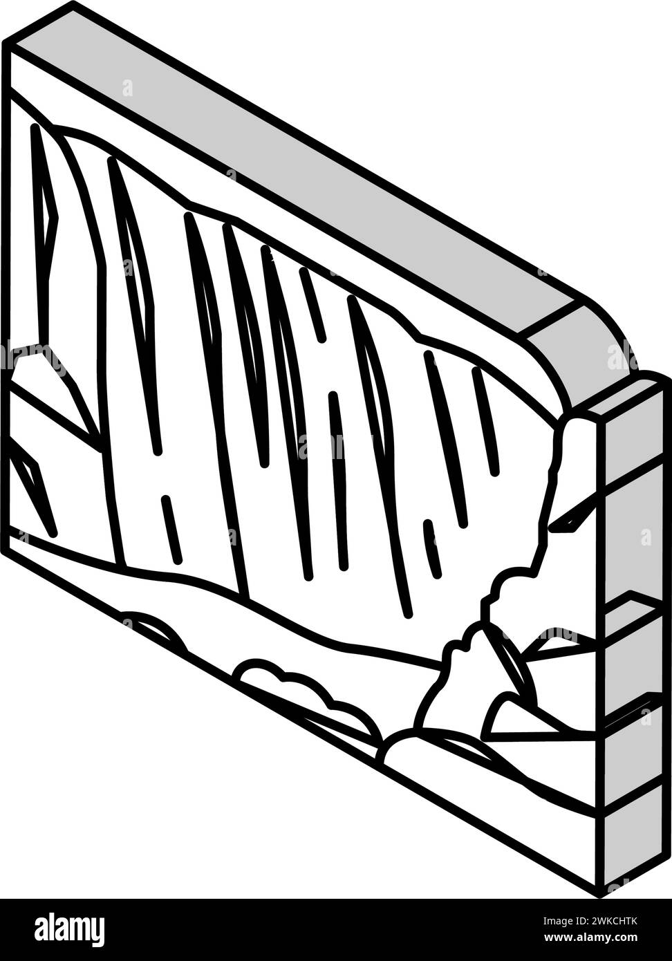 victoria falls isometric icon vector illustration Stock Vector Image & Art - Alamy