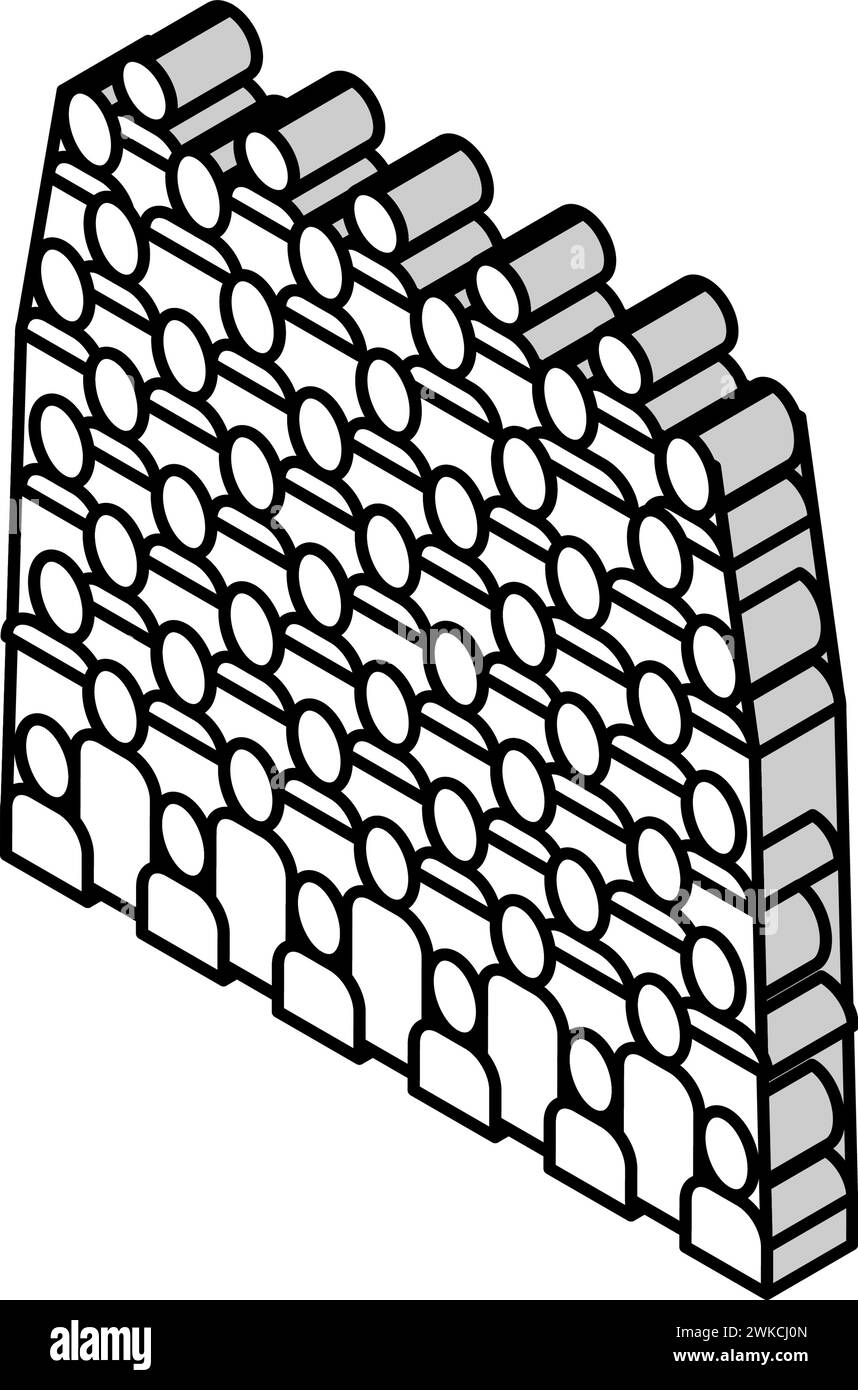 terracotta army isometric icon vector illustration Stock Vector Image ...