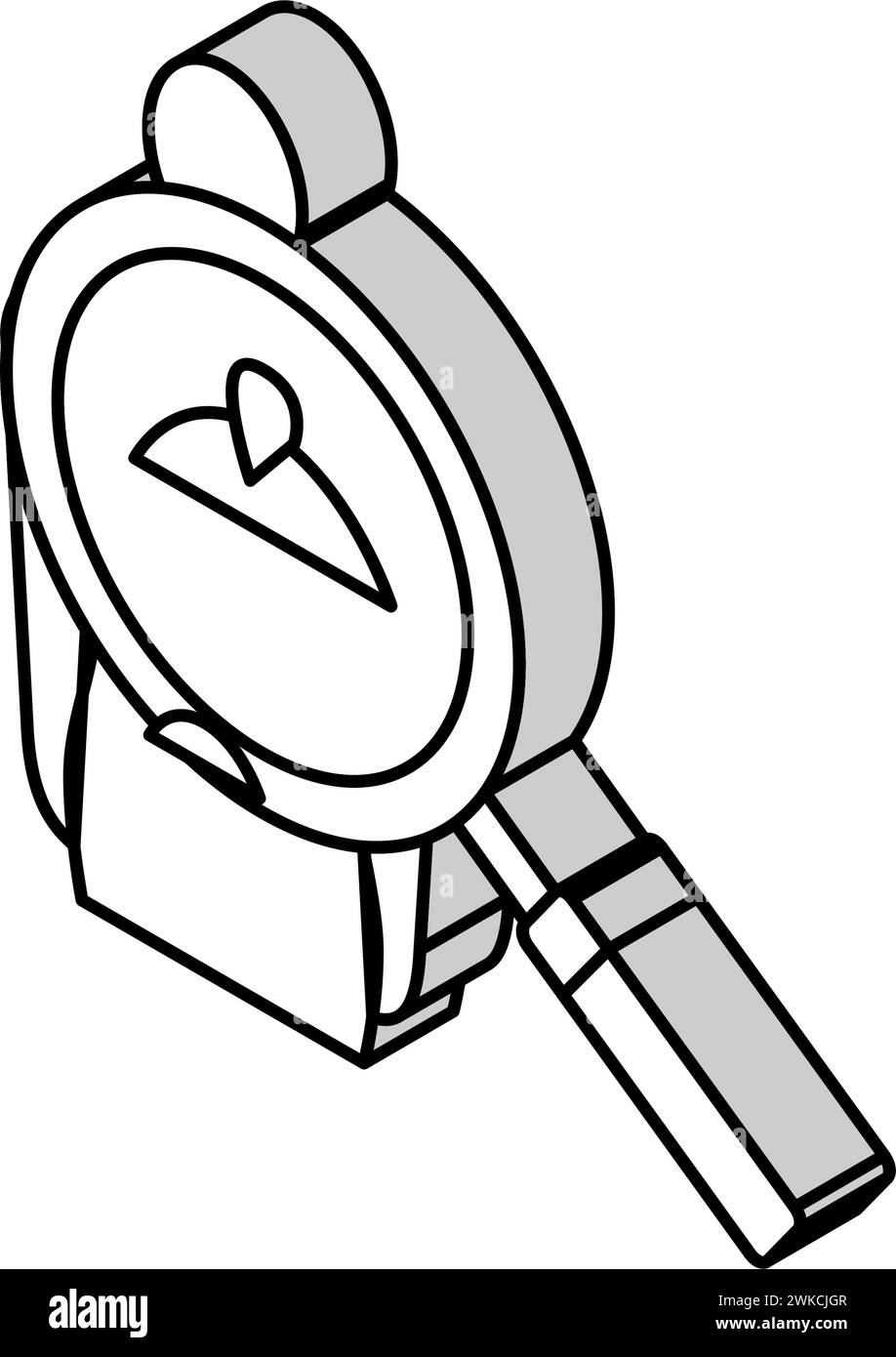 back ingrown hair research isometric icon vector illustration Stock ...
