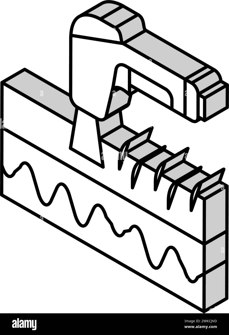 laser depilation device isometric icon vector illustration Stock Vector ...