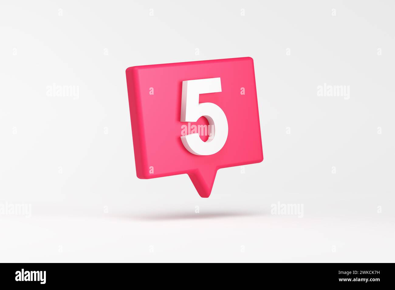 3d text message bubble hi-res stock photography and images - Alamy