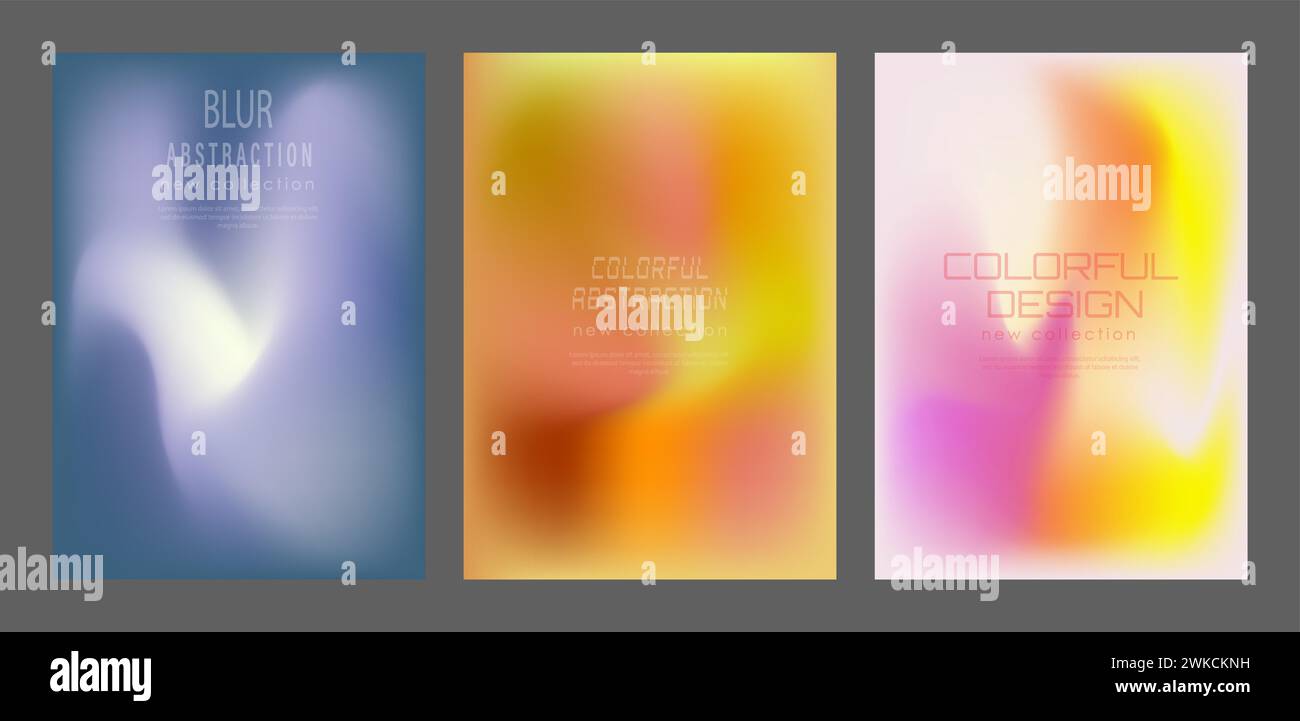 Colorful blurred background. The color gradient of the cover, book ...