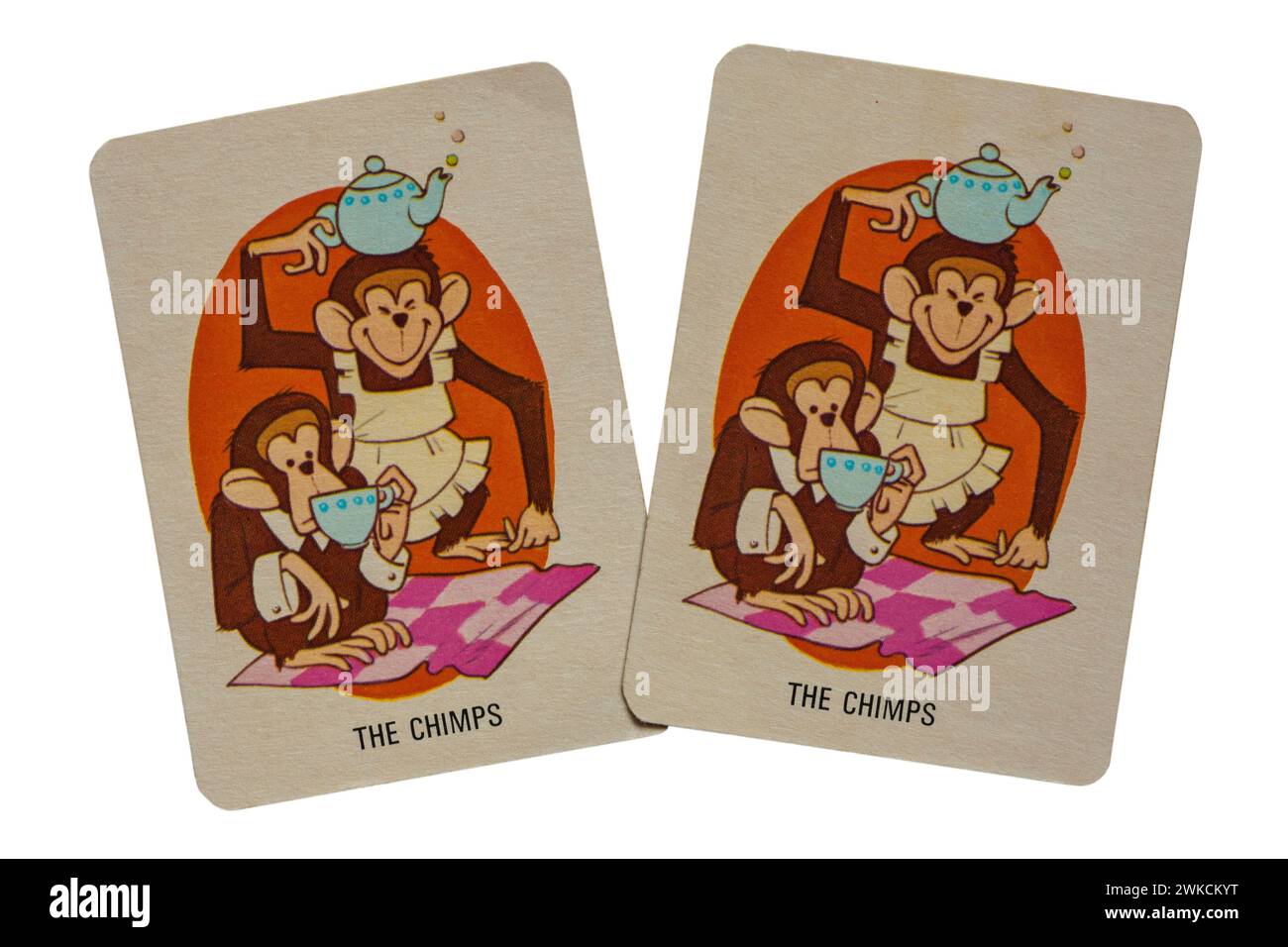 The chimps playing cards hi-res stock photography and images - Alamy
