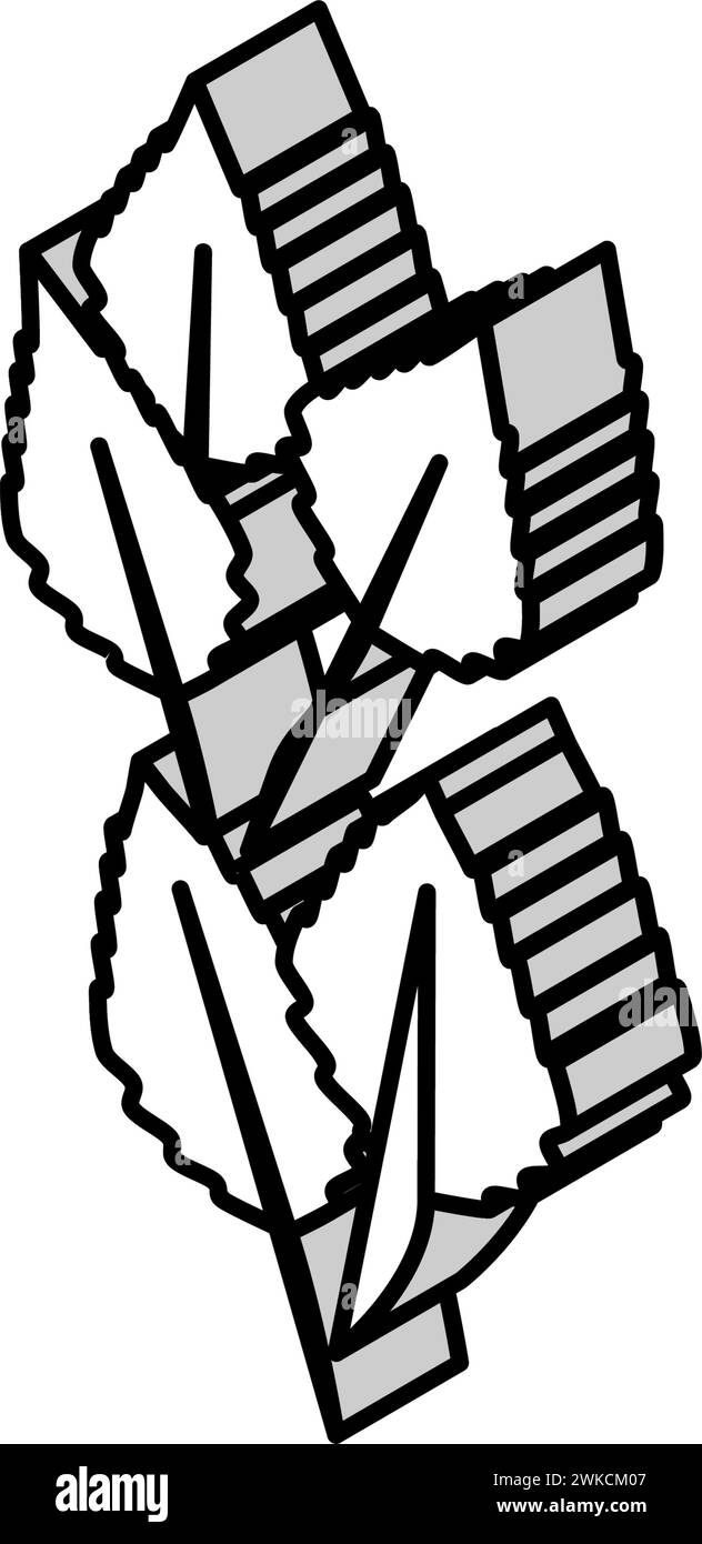 birch leaf isometric icon vector illustration Stock Vector Image & Art ...