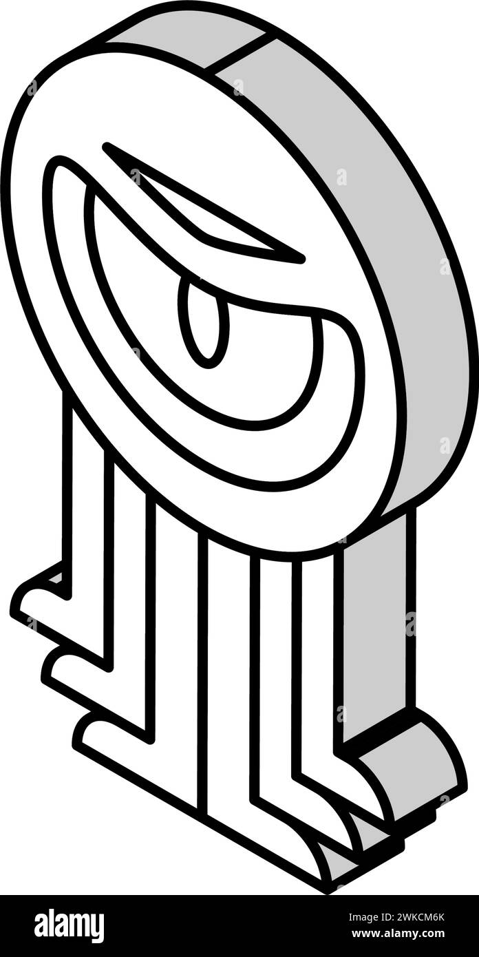 monster eye isometric icon vector illustration Stock Vector Image & Art ...