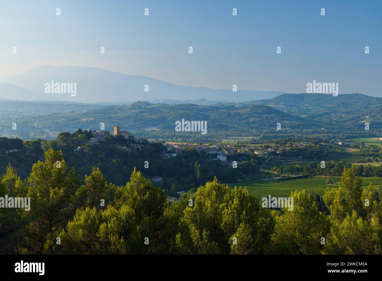 Village Vinsobres in Drome Department, Provence, France Stock Photo - Alamy