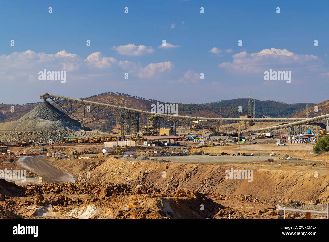 Oldest copper mines in the world, Minas de Riotinto, Spain Stock Photo ...