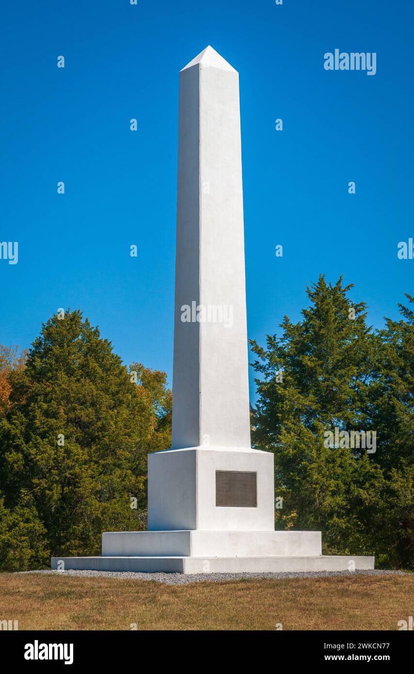 Stones river artillery monument historical marker hi-res stock ...