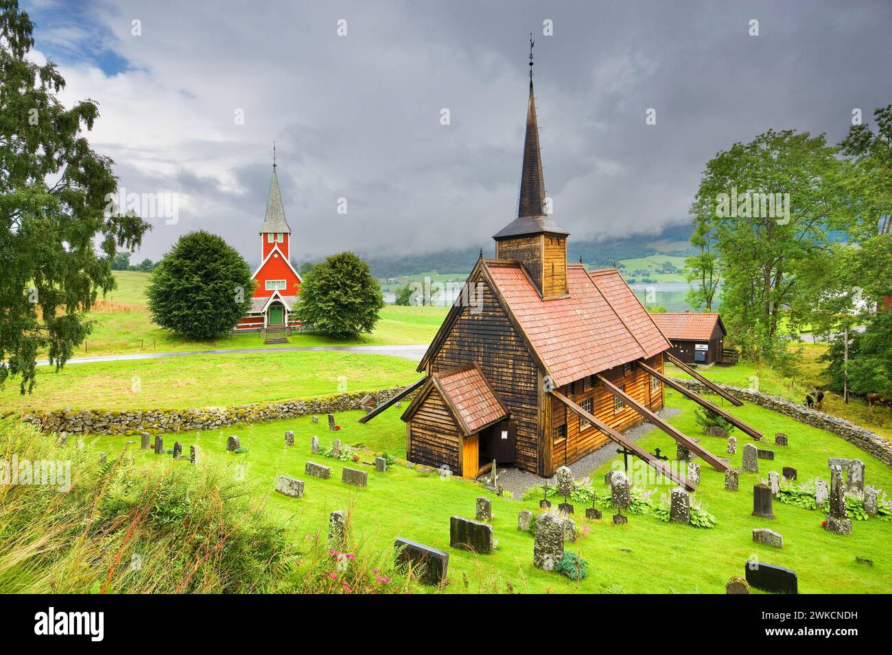 Rodven Stave Church, Norway Stock Photo - Alamy