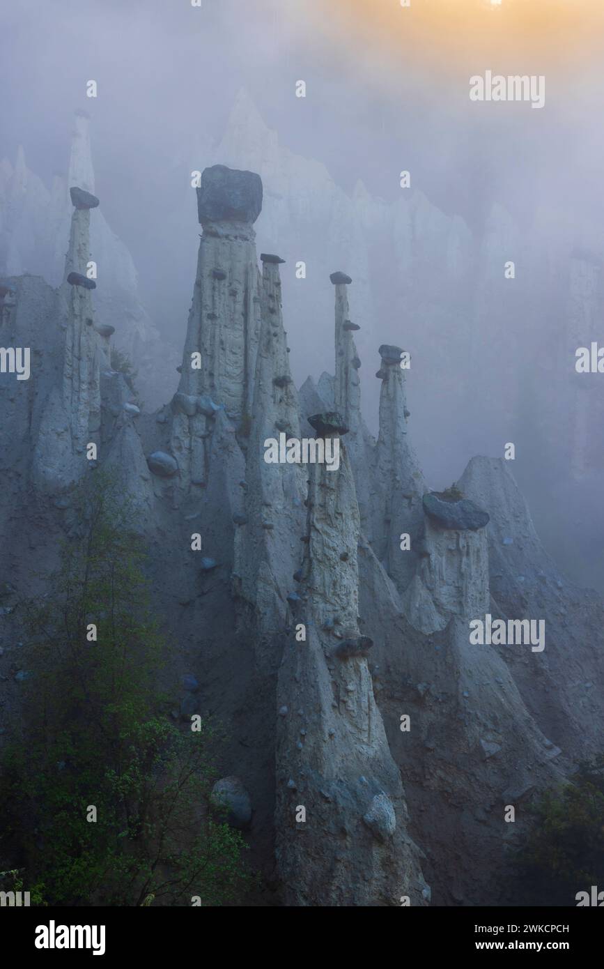 Earth pyramids of Platten (Erdpyramiden - Piramidi di Plata) near ...