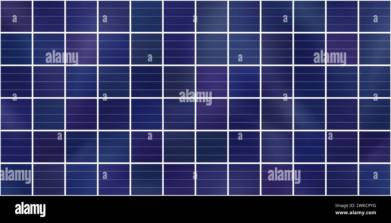 Seamless pattern with polycrystalline solar panel texture. Background ...