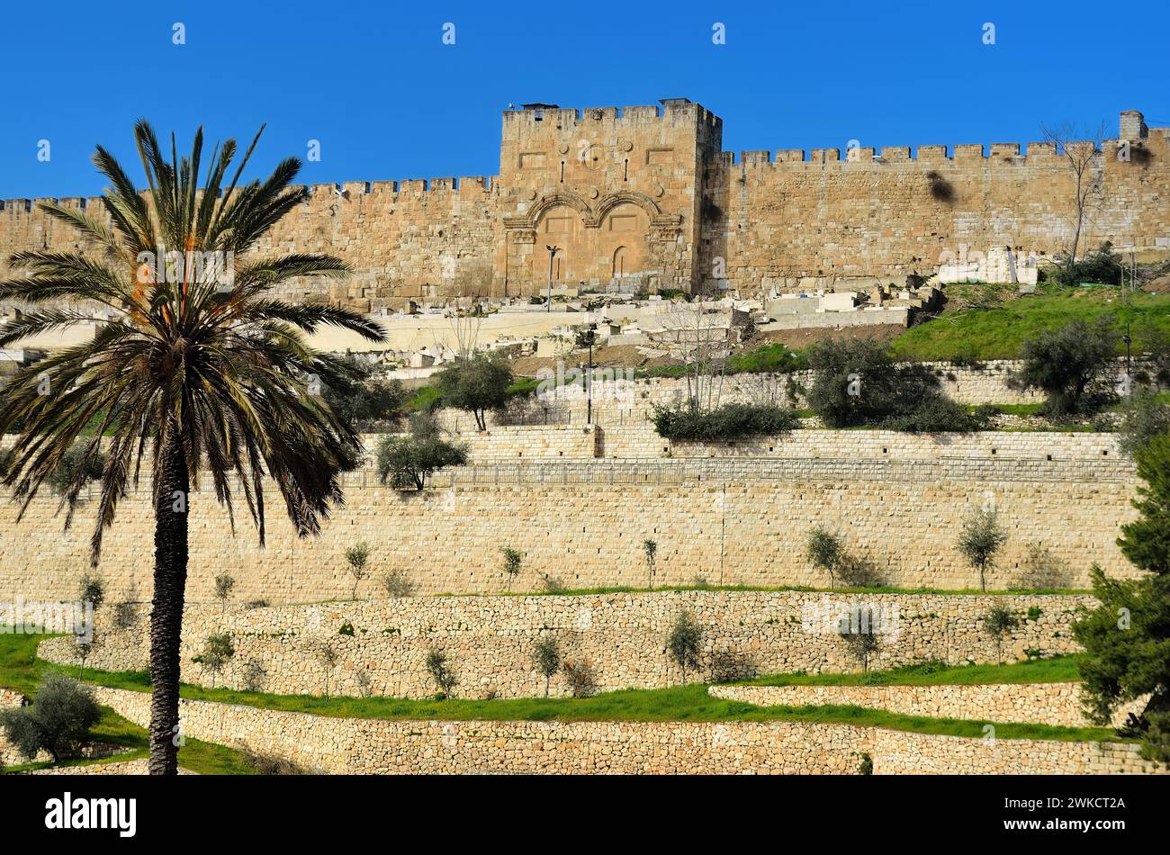 The Golden Gate in the historic Old City of Jerusalem Stock Photo - Alamy