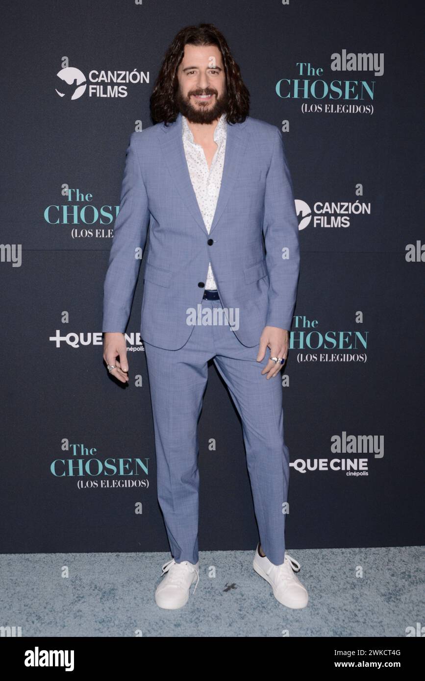 Mexico City, Mexico. 19th Feb, 2024. Jonathan Roumie is attending the ...