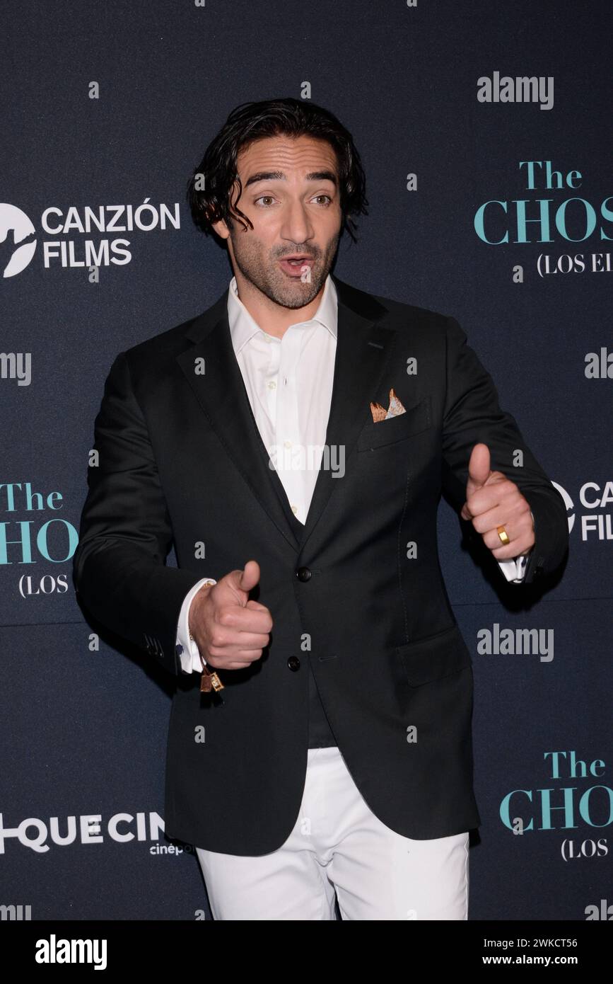 Mexico City, Mexico. 19th Feb, 2024. Abe Bueno Jallad is attending the ...