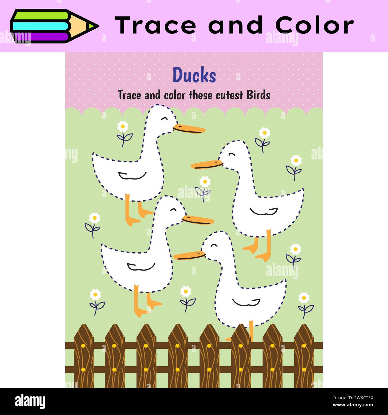 Pen tracing lines activity worksheet for children. Pencil control for ...