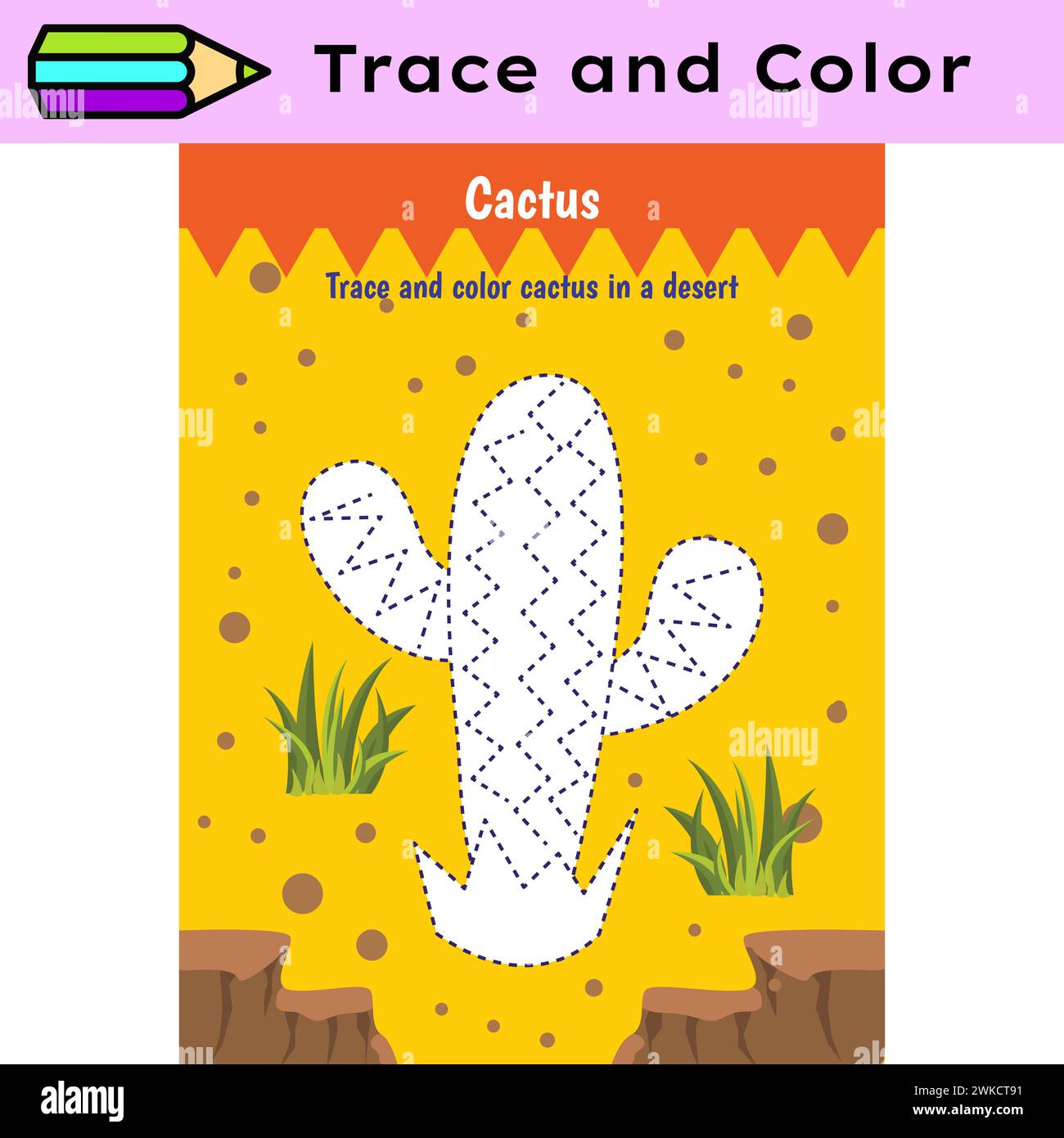 Pen tracing lines activity worksheet for children. Pencil control for ...