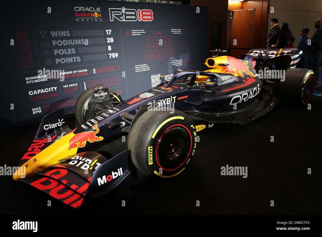 Toronto, Canada. 19th Feb, 2024. The world championship-winning RB18 ...