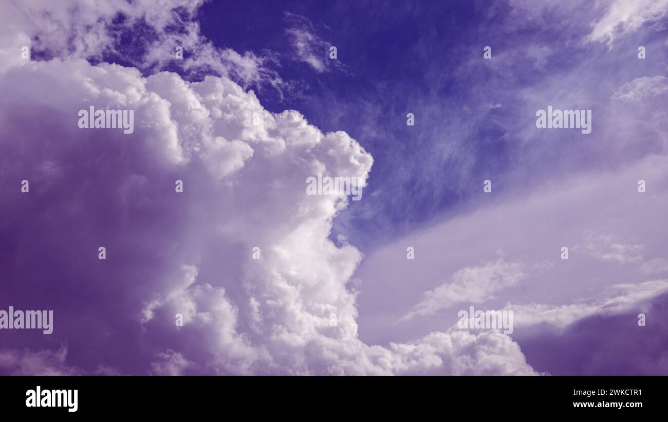Beautiful violet clouds and sky. Abstract nature background Stock Photo ...