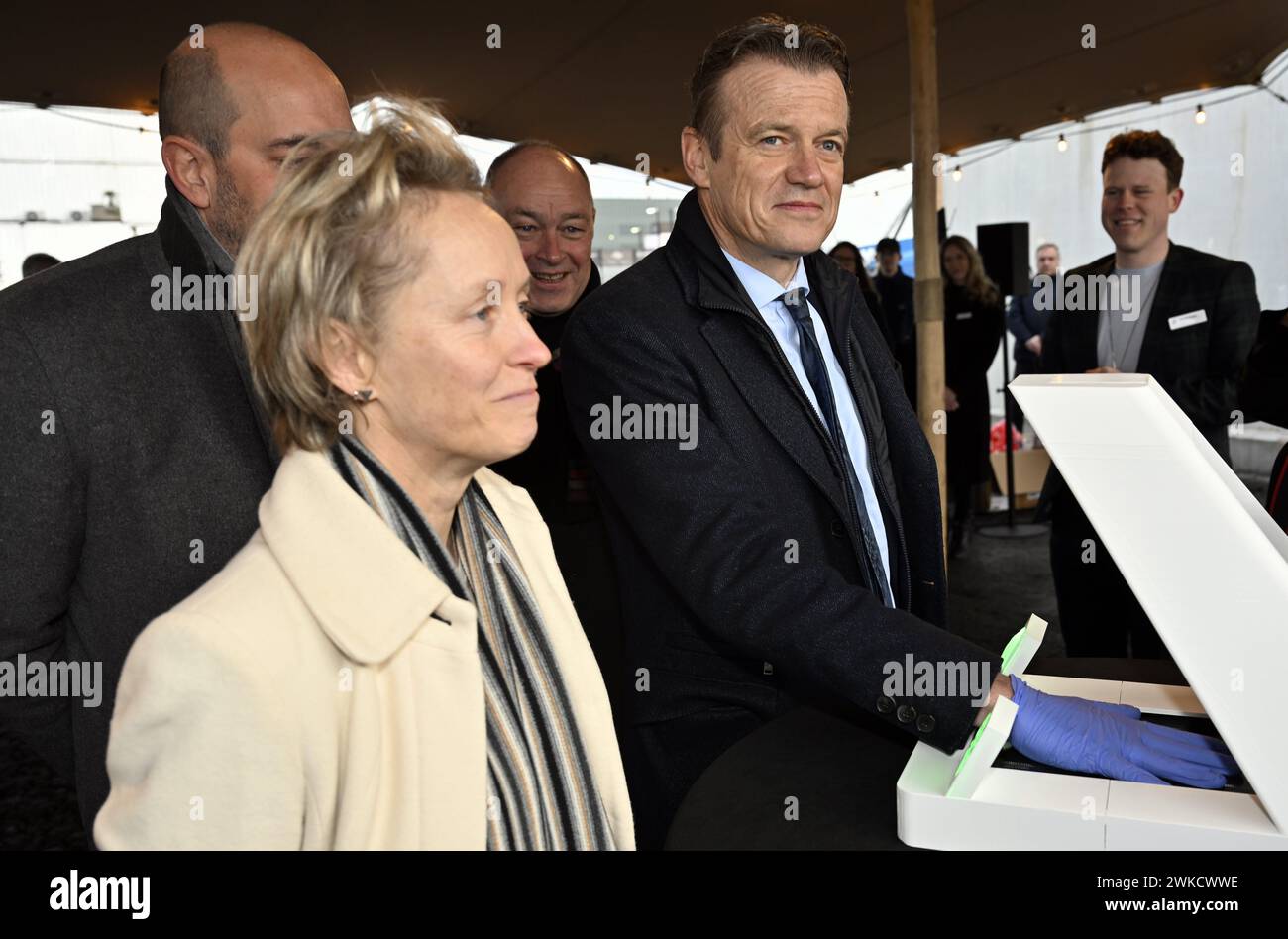 Antwerp, Belgium. 20th Feb, 2024. Antwerp alderwoman Annick De Ridder ...