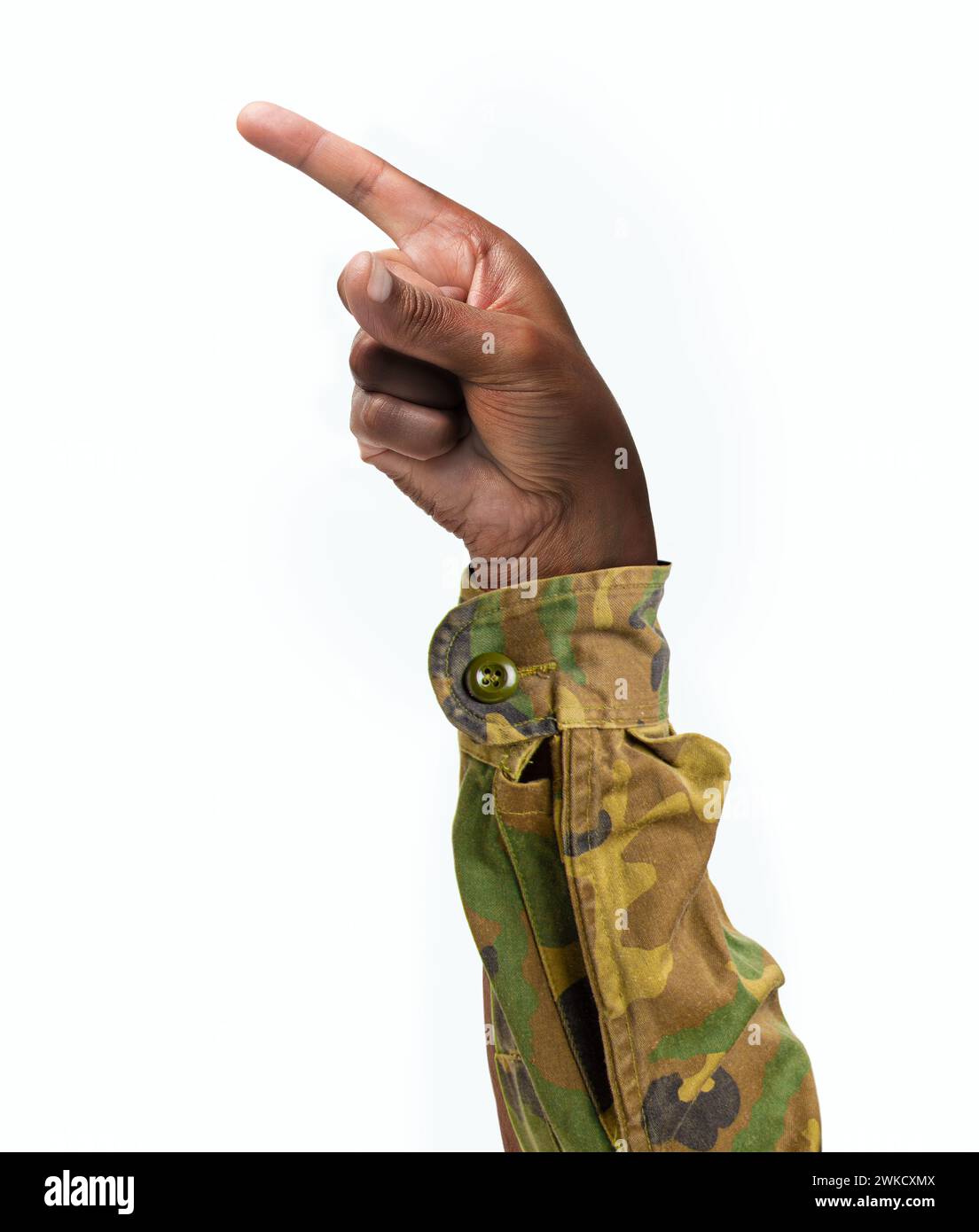 Front side view hand Cut Out Stock Images & Pictures - Alamy