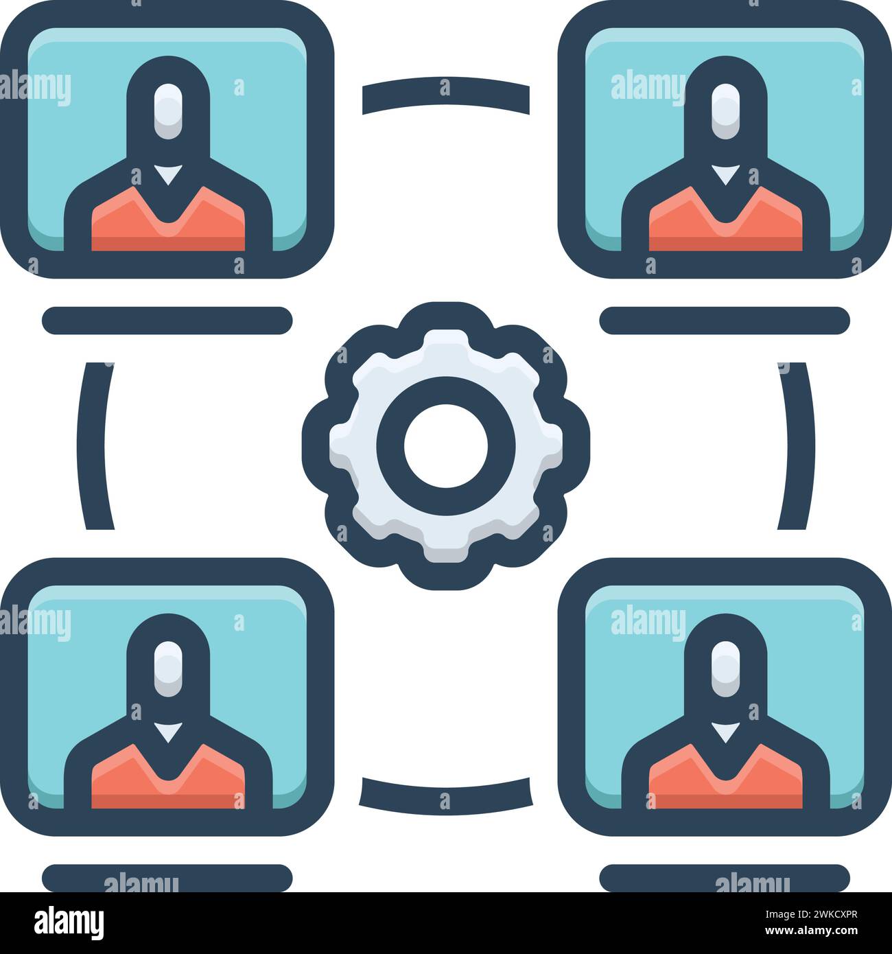 Network teamwork collaborative hi-res stock photography and images - Alamy