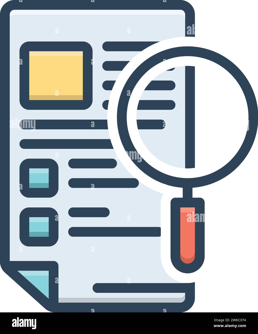 Icon for observation,inspection Stock Vector Image & Art - Alamy