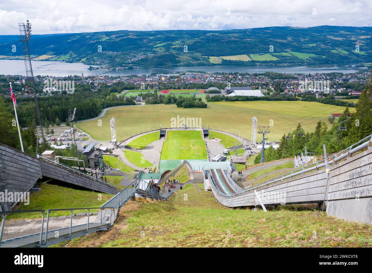 Lillehammer ski slope hi-res stock photography and images - Alamy