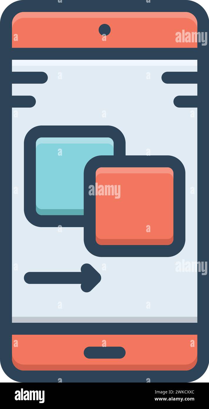 Icon for clone,duplicate Stock Vector Image & Art - Alamy