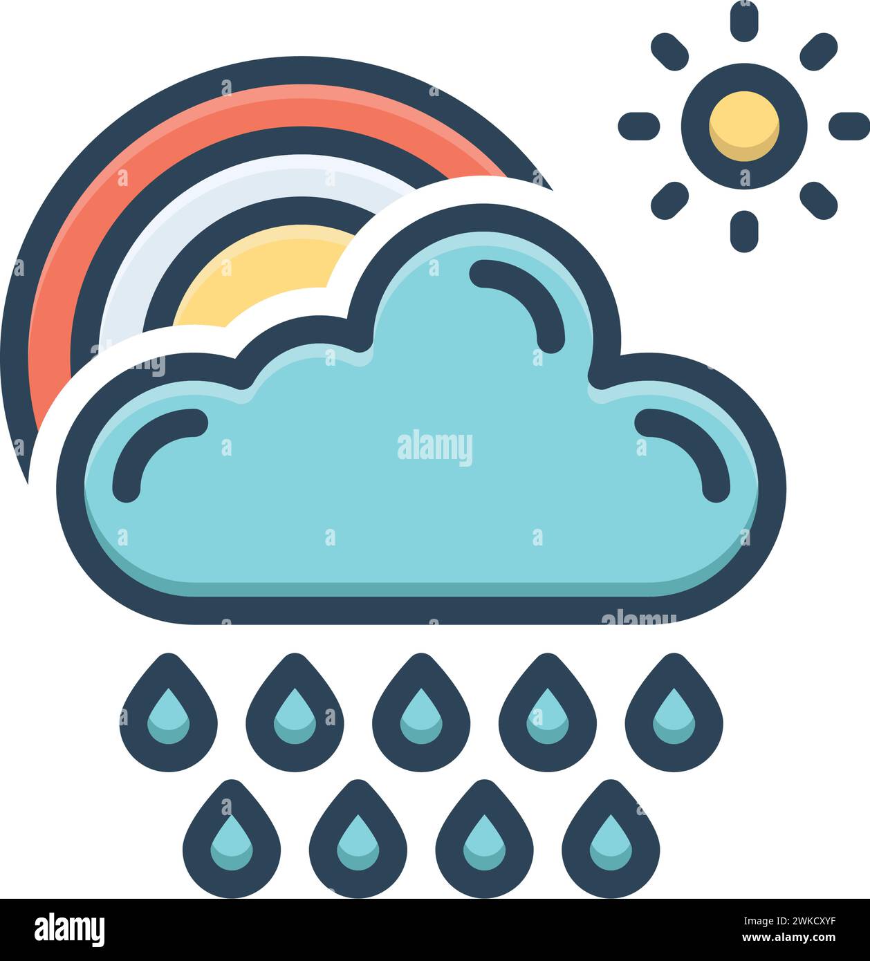 Icon for precipitation,weather Stock Vector Image & Art - Alamy