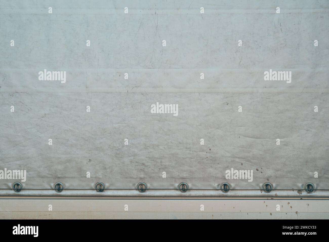 Semi truck trailer tarp texture as background Stock Photo - Alamy