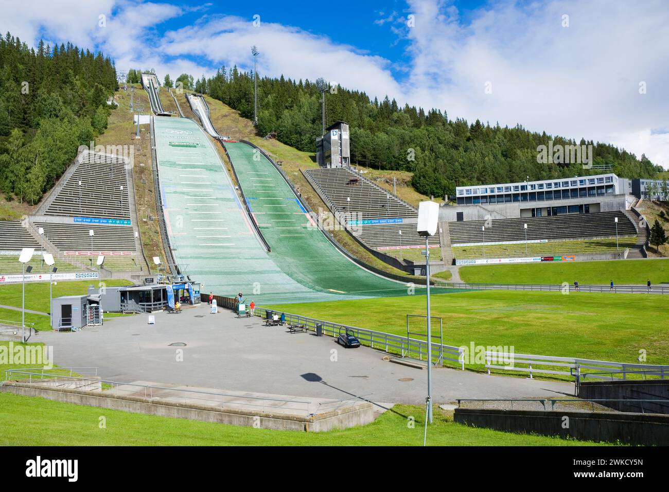 Lillehammer ski slope hi-res stock photography and images - Alamy