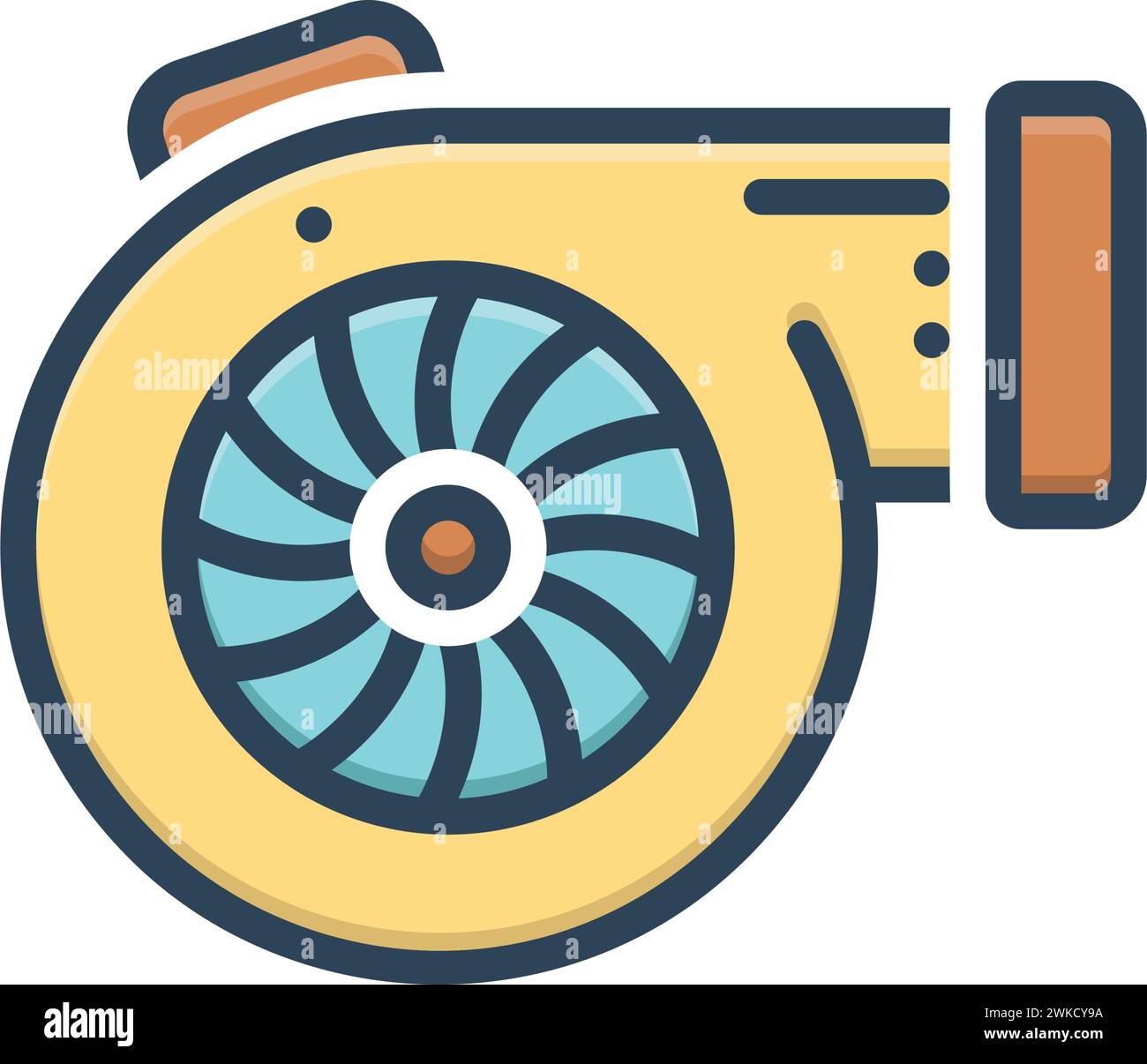 Turbo fan engine Stock Vector Images - Alamy