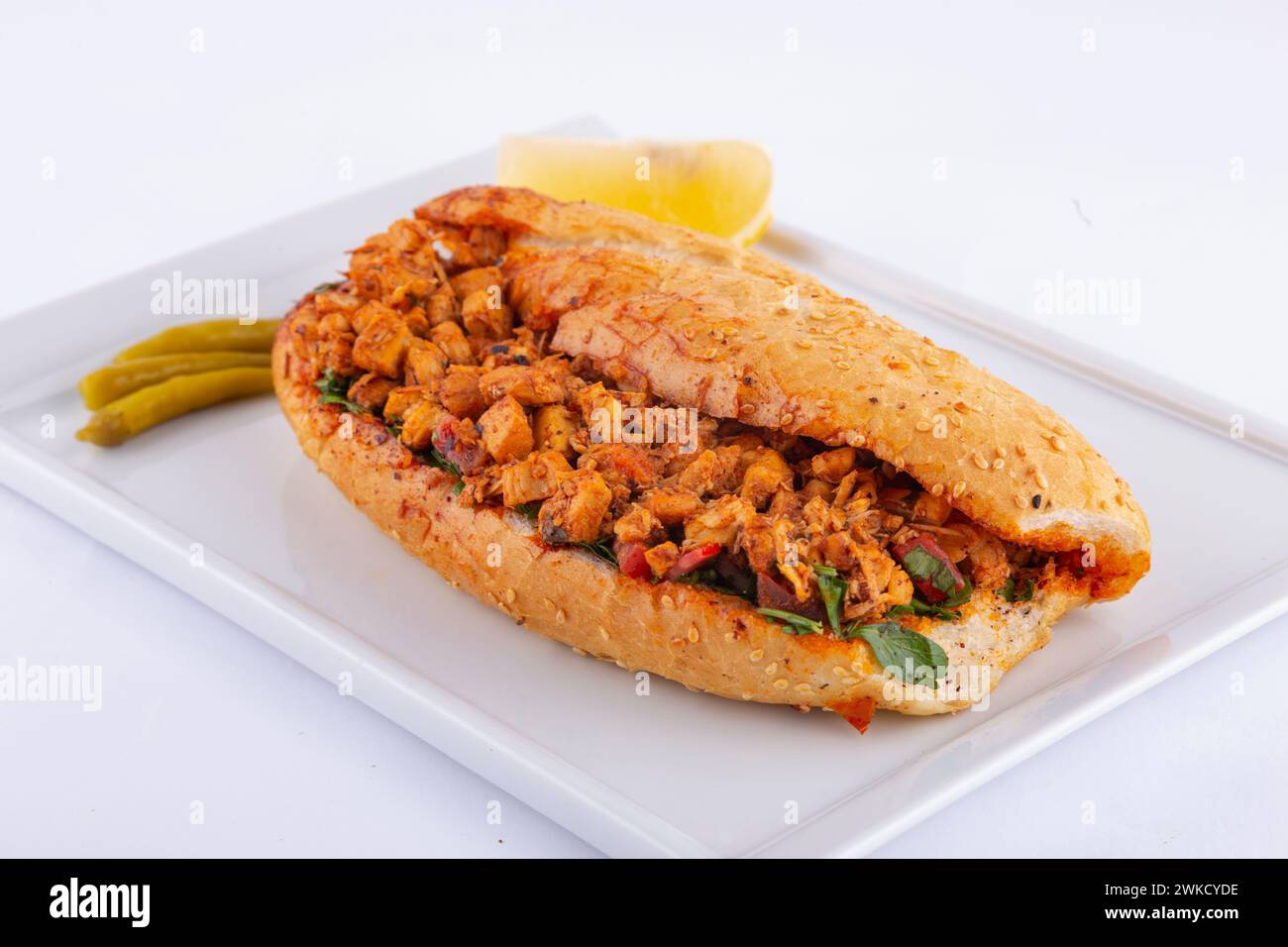 Tantuni turkish food culture cuisine Stock Photo - Alamy