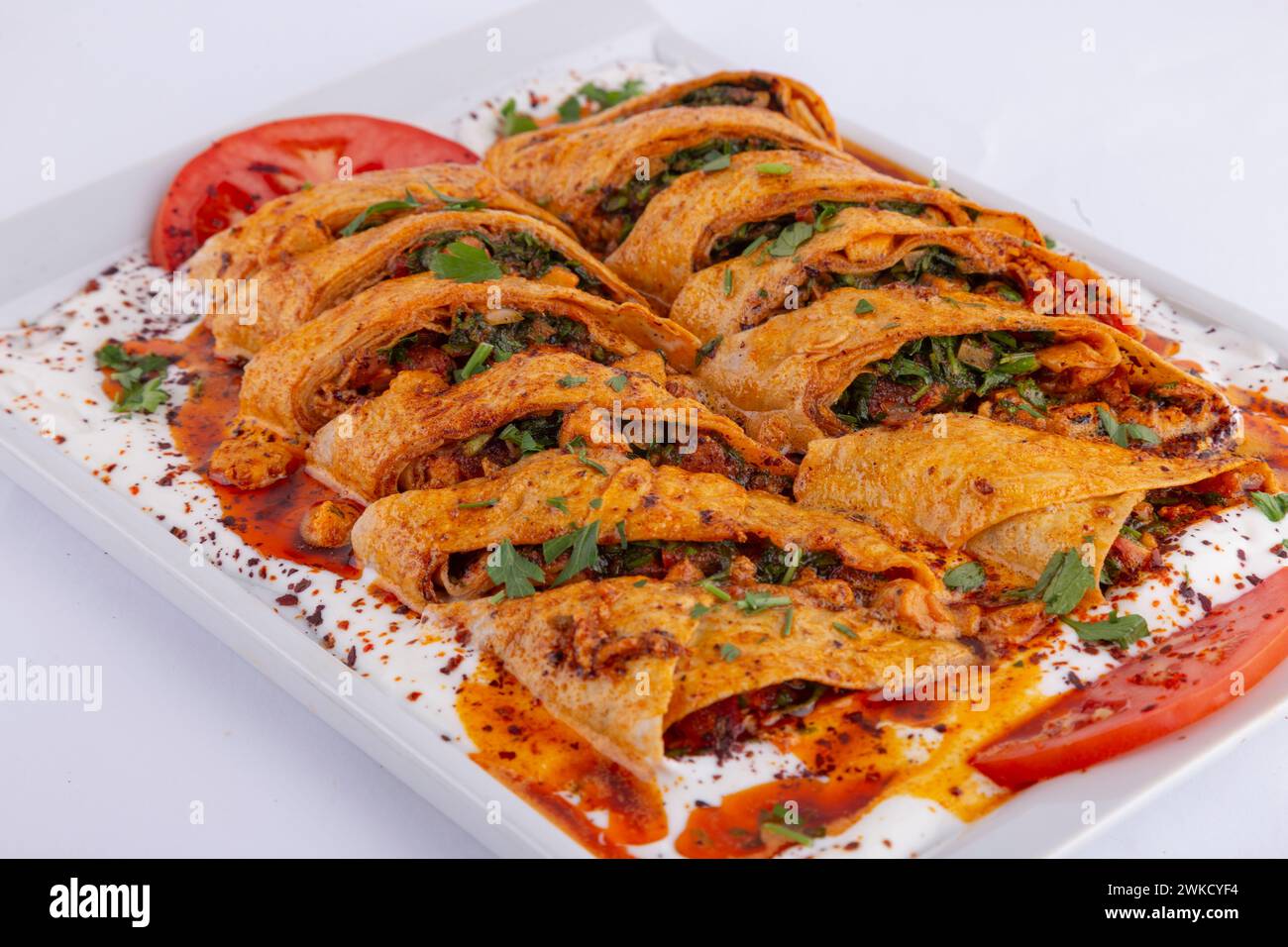 Tantuni turkish food culture cuisine Stock Photo - Alamy