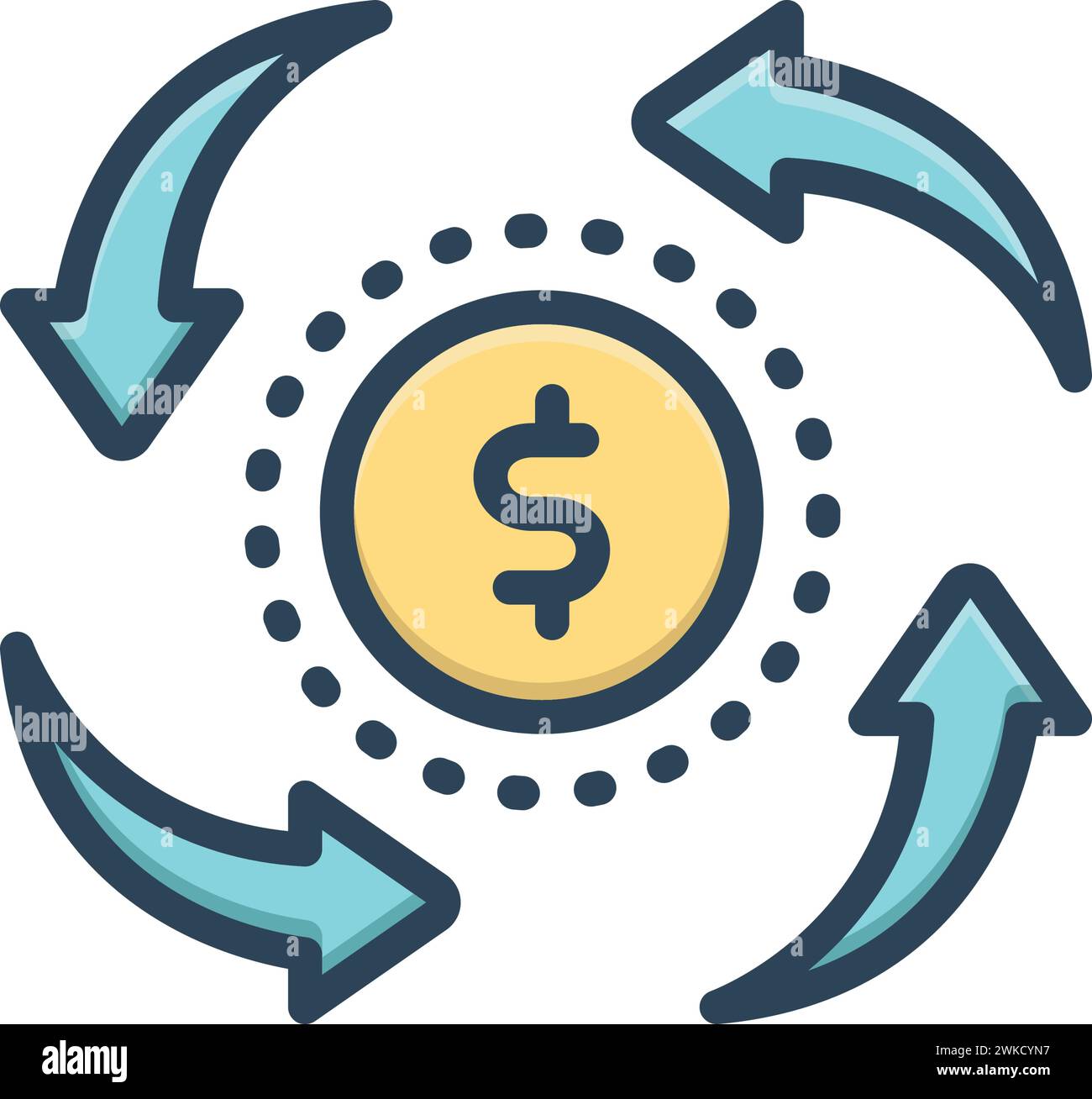 Icon for circulation,diffusion Stock Vector Image & Art - Alamy