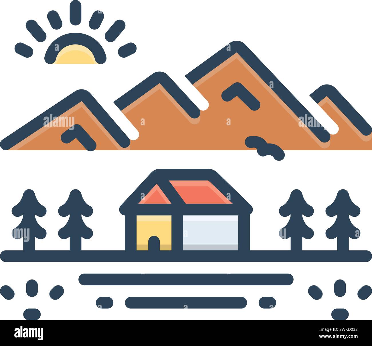 Awesome scenic Stock Vector Images - Alamy