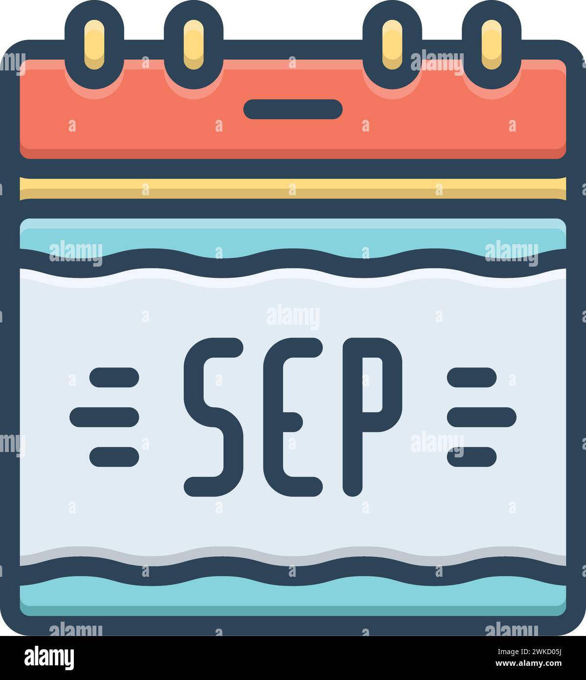 Sep calendar Stock Vector Images - Alamy