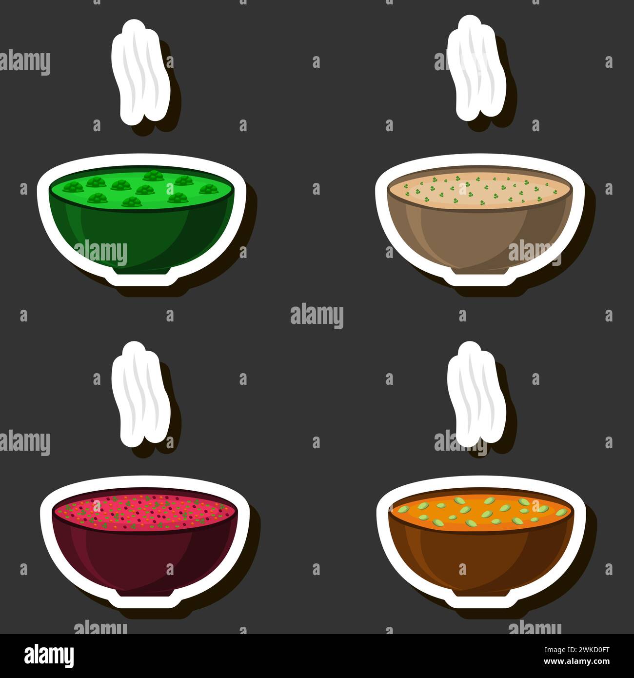 Bouillon vector vectors hi-res stock photography and images - Alamy