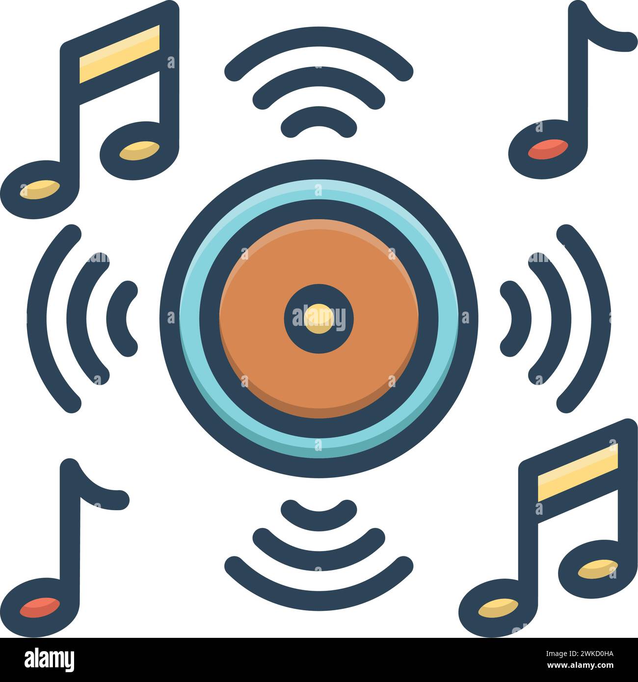Icon for tunes,melody Stock Vector Image & Art - Alamy